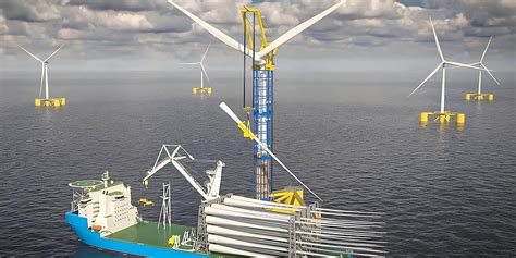 This Spider Crane Enables An Offshore Wind Turbine To Virtually Build