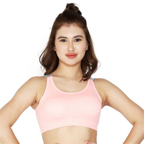 Buy Brachy Peach Gym Workout High Impact And Full Coverage Crostini