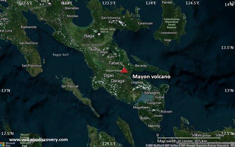 Mayon Volcano Philippines Continuing Lava Flows On Southern Flank