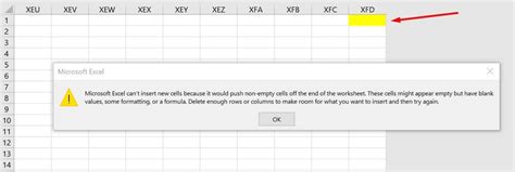 3 Cách Sửa Lỗi Không Insert được Cột Trong Excel Cực Nhanh