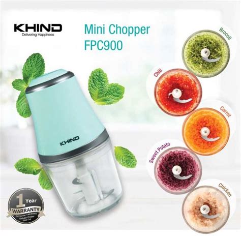 Khind Mini Food Chopper Fpc900 Shopee Malaysia