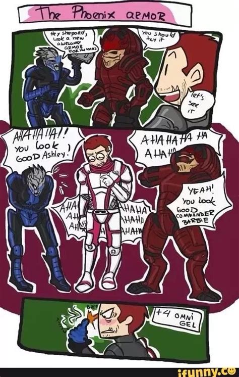 Phoenix Armor Nerd Alert Mass Effect Comic Book Cover