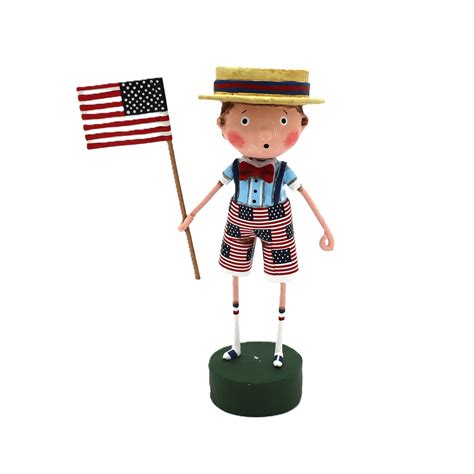 Lori Mitchell 17283 Sammies Stars And Stripes Figurine 65 Craftykatz