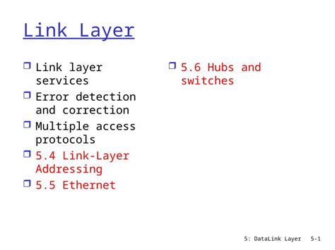 PPT Link Layer Addressing And Ethernet DOKUMEN TIPS
