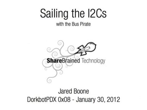 i2c with the bus pirate dangerous prototypes