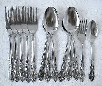 Vintage Imperial Stainless Flatware Lot Imi4 Imi 4 Ebay