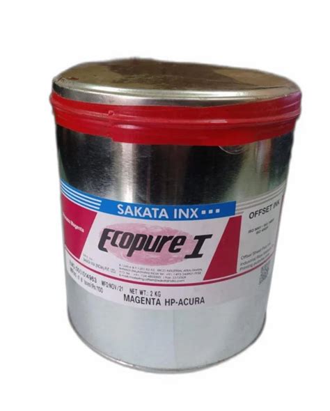 Sakata Acura Magenta Offset Printing Ink Packaging Size 2 Kg At ₹ 410