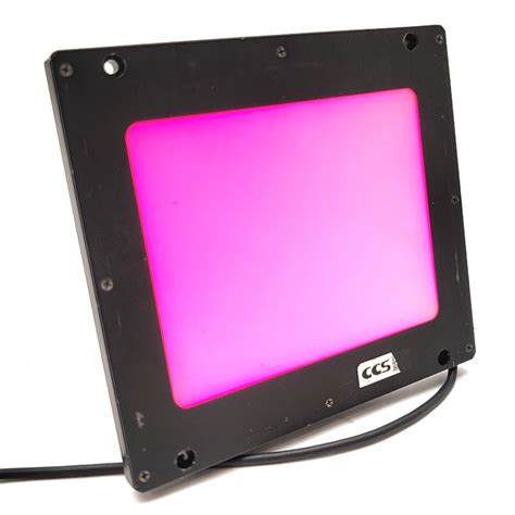 Ccs Lfl 100 Flat Edge Lit Diffuse Machine Vision Light Red 12vdc 100