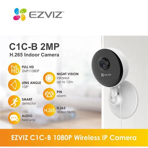 New Ezviz C1c B 2mpx 1080p Wifi Camera Upgraded By C1c Shopee Malaysia