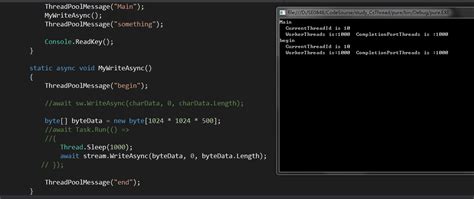 C 用filestreamwriteasync 异步读文件，调用线程还是被阻塞了 Csdn社区