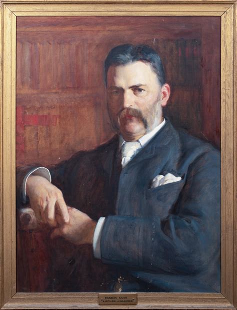 Frederick Samuel Beaumont Portrait Of Francis Muir 1839 1912 Dated