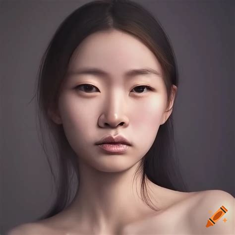 Woman Japanese Young Portrait Realistic Face Realistic Eyes On Craiyon