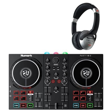 Numark Party Mix Ii Dj Controller With Built In Lightshow And Headphones