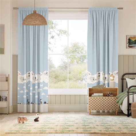 Cortinas Infantiles Mickey En Las Nubes Colección Disney Home X Sanderson