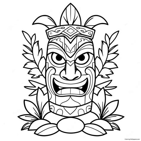 Tiki Coloring Page 39343 31105