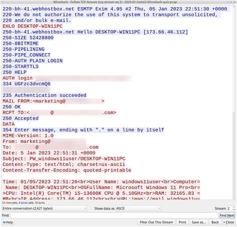 Answers To Unit 42 Wireshark Quiz January 2023