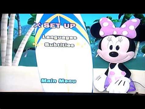 Dvd Menu Walkthrough To Mickey Mouse Clubhouse Mickeys Big Splash