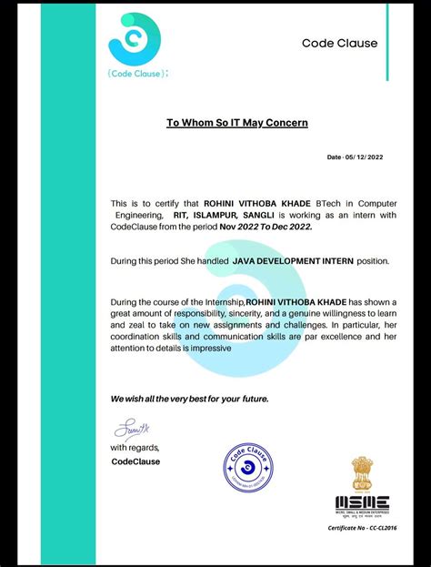 Internship Codeclause Java Development Rohini Khade