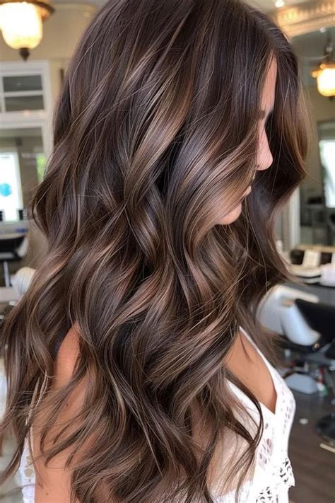 Best 13 23 Divine Dark Brown Hair Balayage Hairstyles For Beautiful