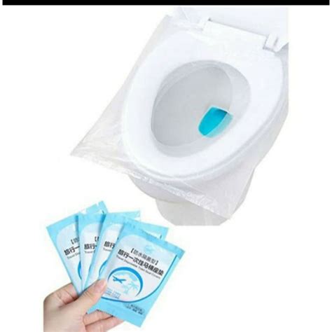Capa De Plástico Para Assento Do Vaso Sanitário Viagem Diposable