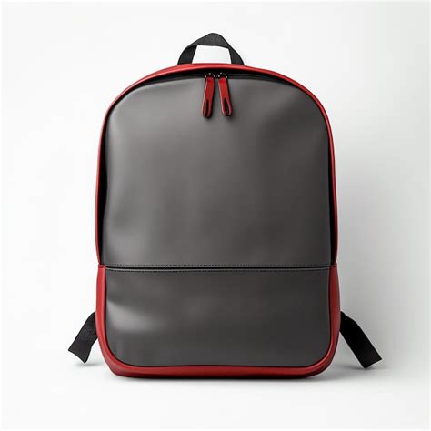 Premium Ai Image A Black And Red Backpack