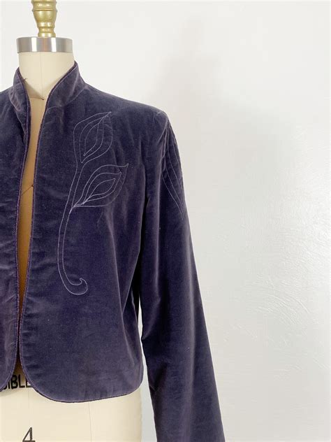 Vintage 70s Velvet Bolero Jacket Shop Thrilling