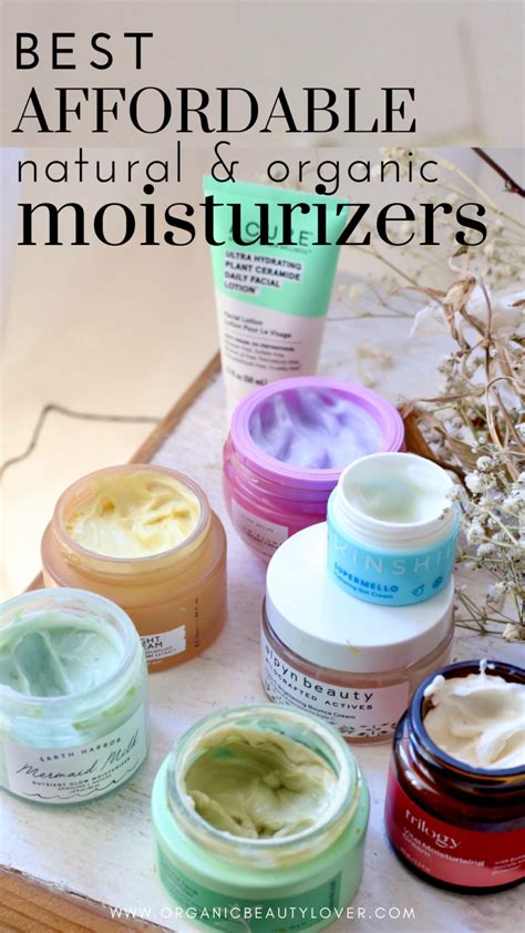 Best Affordable Natural Face Moisturizers On A Budget Organic Beauty