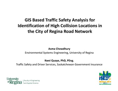 Pdf Gis Based Traffic Safety Analysis For Identification Of High Collision Locations In The