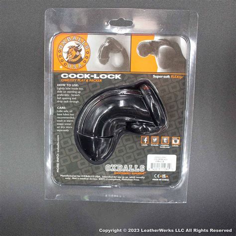 Cock Lock Chastity Dick Cage In Black For Secure Play