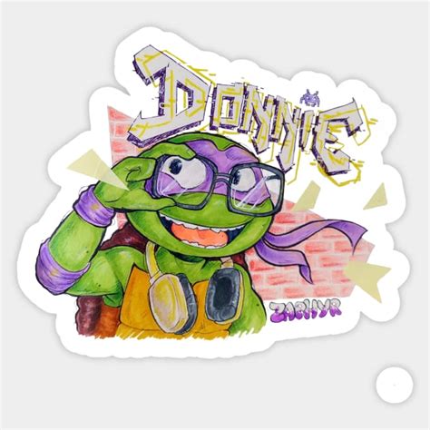 Mutant Mayhem Donatello Tmnt Sticker Teepublic