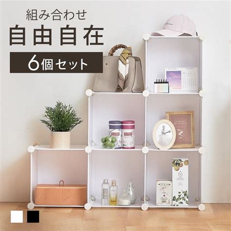 収納 収納ボックス 棚 本棚 組み立て式 収納棚 ラック 大容量 軽量 Pp収納ボックス 6p 0406510 0406520 D ゆに