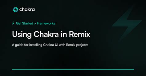 Using Chakra In Remix Chakra Ui
