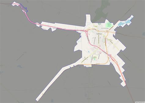 Map Of Kaufman City Thong Thai Real