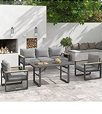 Royalcraft Aluminum Patio Furniture Set 5 Piece Outdoor