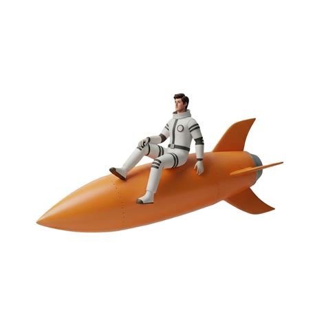 3d Rocket Illustration