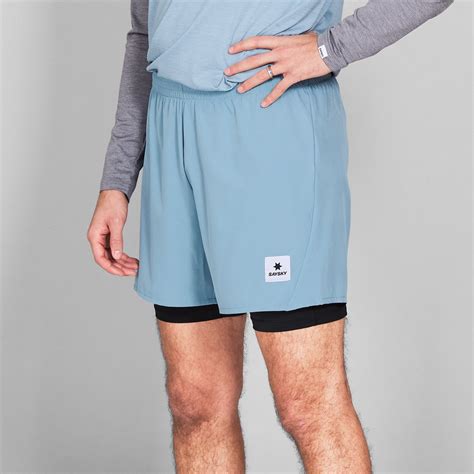 M 2 In 1 Pace Shorts 5 Blue