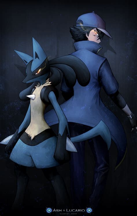 Ash And Lucario By Jsncstr On Deviantart