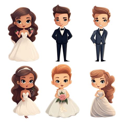 Wedding Cartoon Characters Wedding Cartoon Characters Png