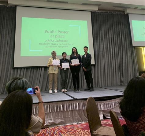 Amsa Undip Won 1st Place In Public Poster At The 2023 Amsc In Taipei