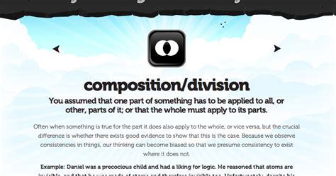 Eville Times Logical Fallacy 16 Composition And Division