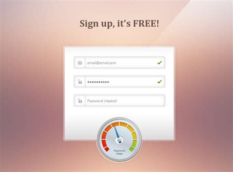 Create A Beautiful Password Strength Meter Idevie