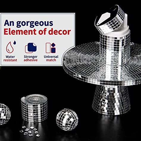 Art3dwallpanels Self Adhesive Mirror Tiles Diy Disco Ball Decor