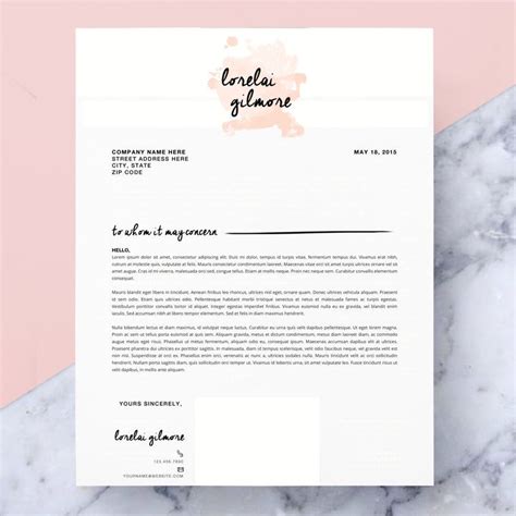 Creative Resume Template Package Cv Template Cover Letter Etsy Thank