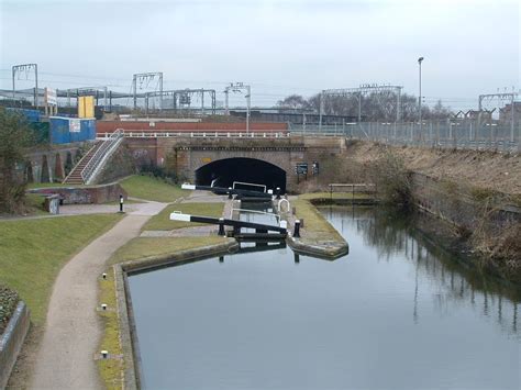 The Entrance To Curzon Street Tunnel Digbeth Canal Birmingham Uk