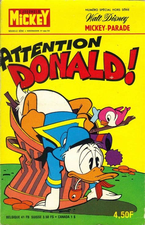 Mickey Parade Supplément Du Journal De Mickey 49 Attention Donald 1284 Bis