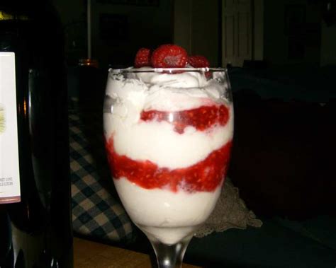 White Chocolate Mousse With Raspberry Compote Recipe Chefs Resource Recipes