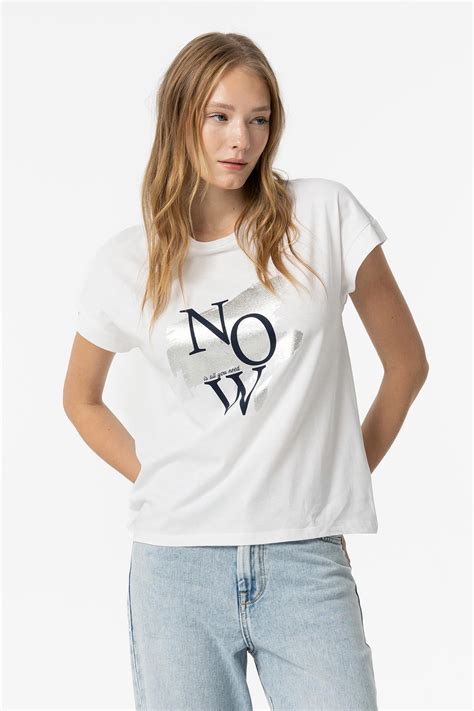 White Short Sleeve T Shirt 10061471 001 Tiffosi