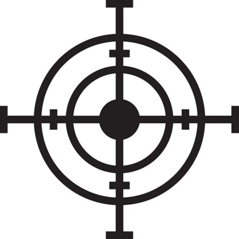 Various Weapon Sights Sniper Rifle Optical Scopes Vector Image