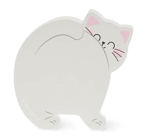 Legami Lovely Notes Adhesive Notepad Kitty Platos Wonder Create Discover