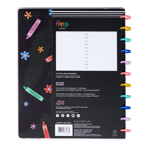 Classroom Brights Teacher Dotted Lined Big Notebook 60 Sheets